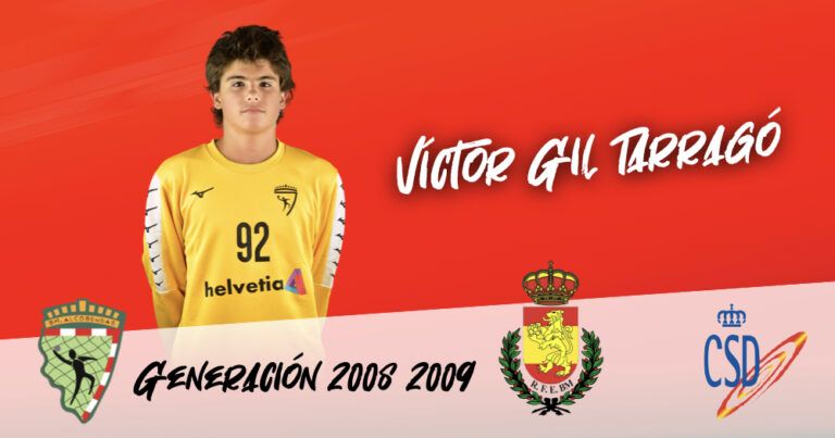 Víctor Gil Tarragó concentrado con España | Club Balonmano Alcobendas